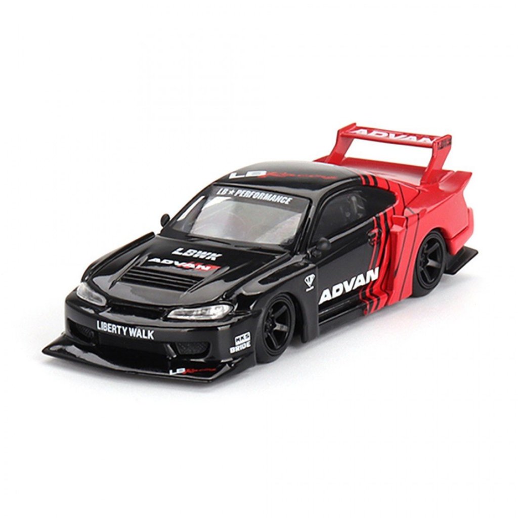 Mini GT MGT00649-R 649 1/64 Nissan LB-Super Silhouette S15 SILVIA ADVAN ...