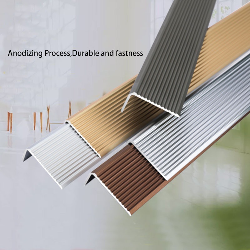 90cm Modern aluminum alloy stair non-slip strip, step lining edge, tile ...