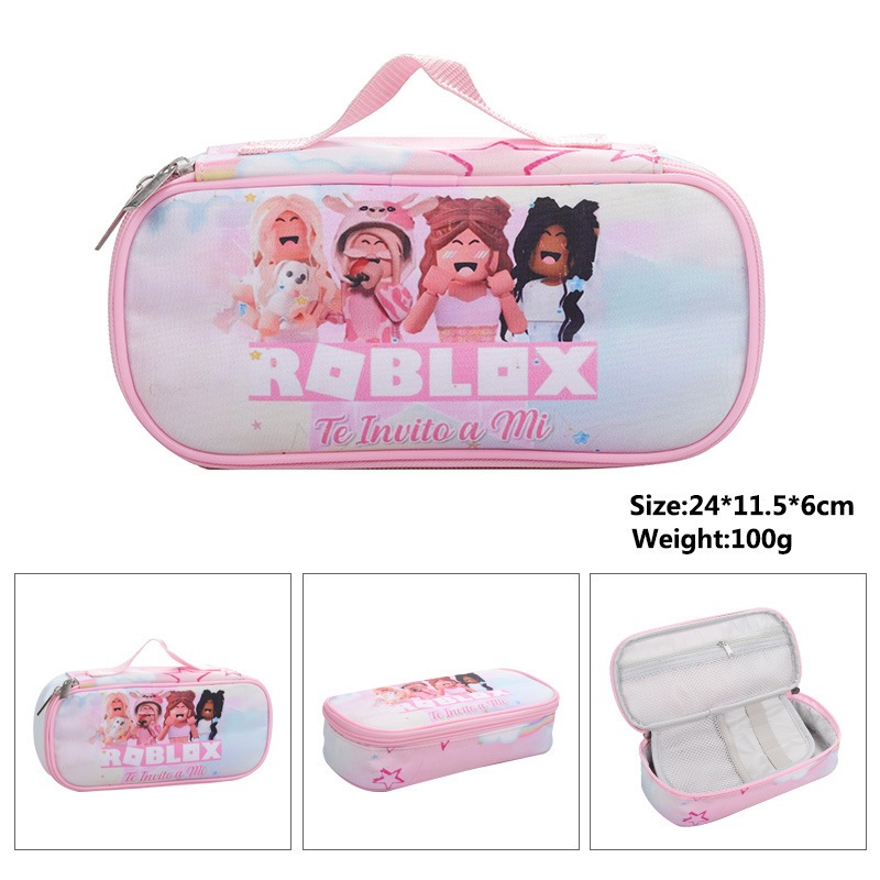 Roblox Elementary and Middle School Students Pencil Case Stationery Box ...