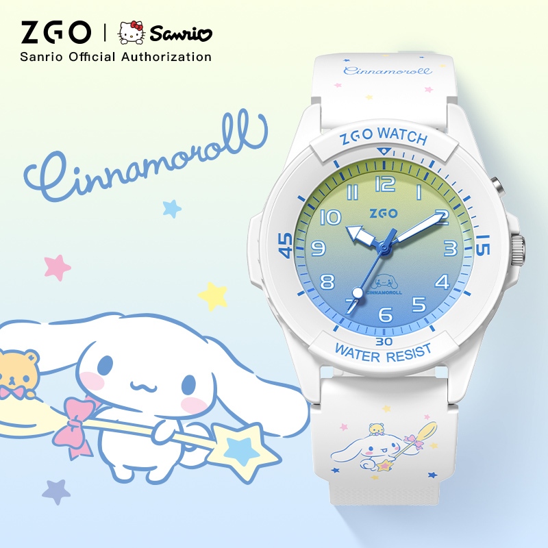 ZGO Cinnamoroll Watch Female 2024 New Style Waterproof Quartz Watch 358 ...