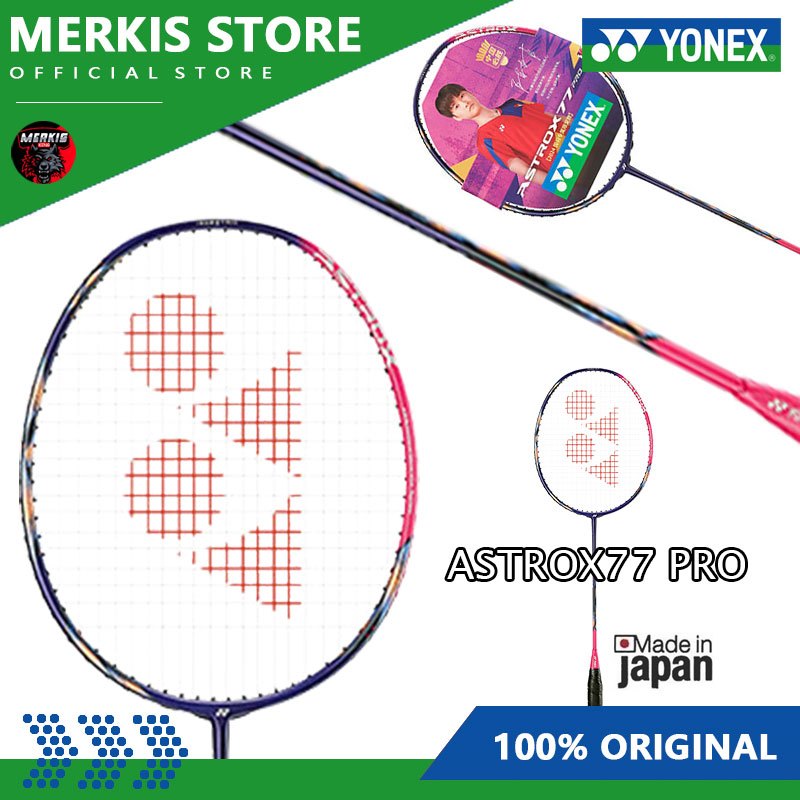 【100% original】YONEX ASTROX 77 PRO Pink Badminton Racket Full Carbon ...