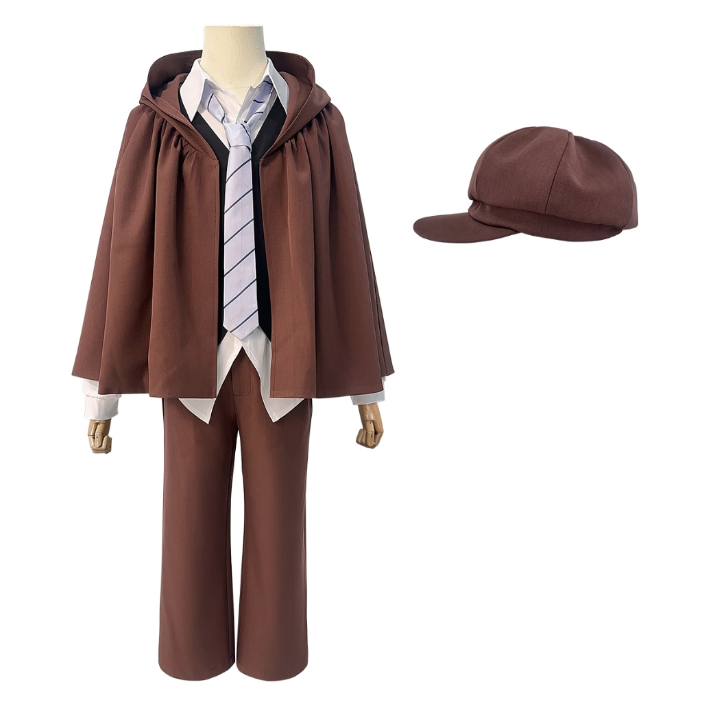 Holoun Bungo Stray Dogs Edogawa Rampo Cosplay Costume Anime Coat suit ...