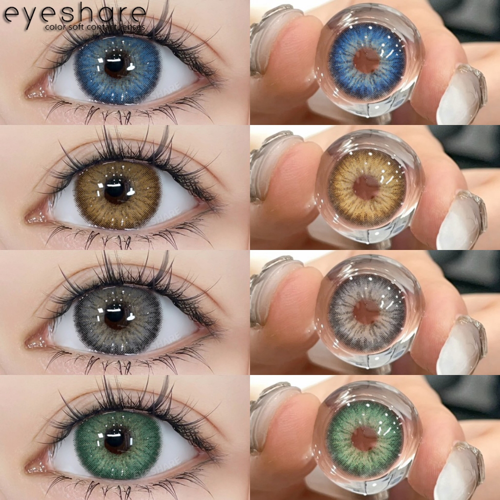 Eyeshare 2pcs SERBIA Series Natural Color Contact Lenses for Eyes ...