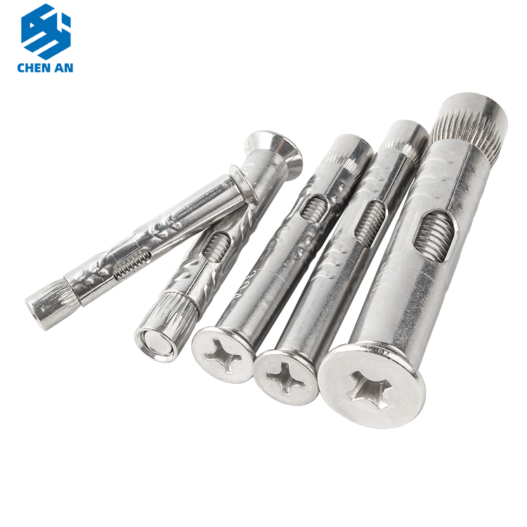 M6 M8 M10 Wall Plug 304 stainless expansion Anchor Bolt for Concrete ...