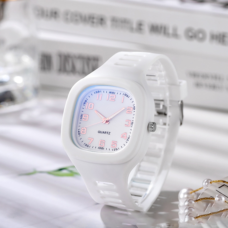 Ladies Watch New Korean Square Fashion High-value Digital Watches ...