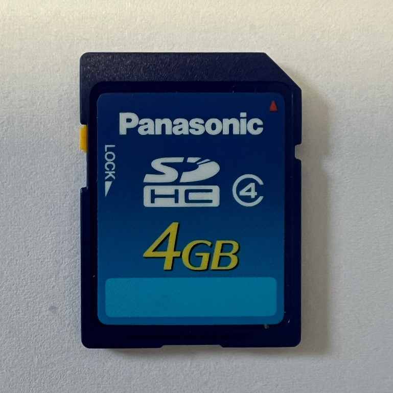 Panasonic SD Card 4G Suitable for Canon Nikon CCD Digital Camera for 3D ...