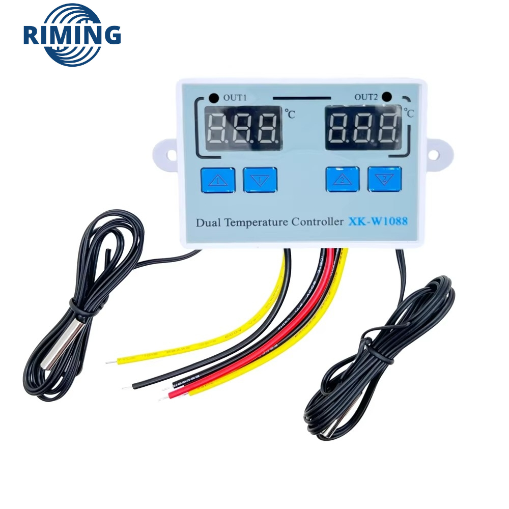W1099 DC 12V 24V AC 110-220V Digital Temperature Humidity Controller Egg Incubator Thermostat ...