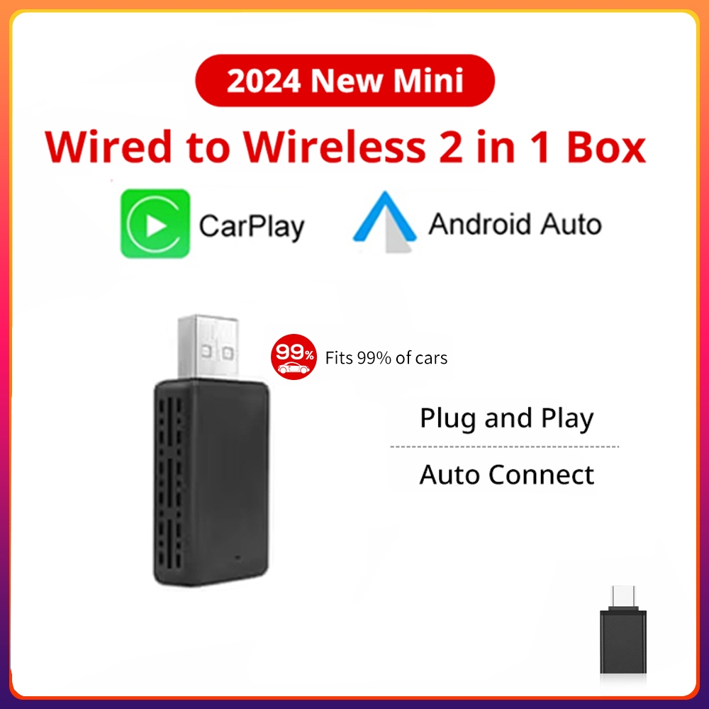 XUDA 【New upgraded sound without delay】2024 Mini Wired To Wireless 2 in ...