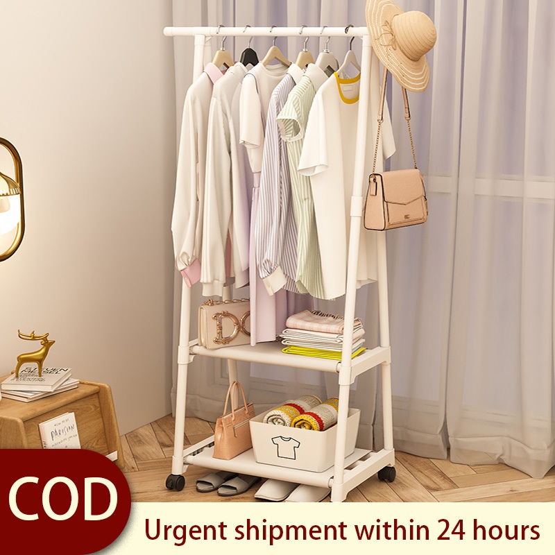 Triangle Coat Rack Bedroom Multi-function Clothes Hanger floor bedroom ...
