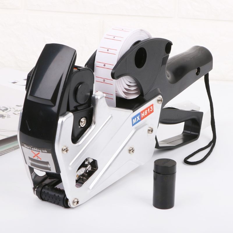 【Ready Stock】MX-H813 A-line 8 Digits Price Tag Gun Labeler Labeller ...