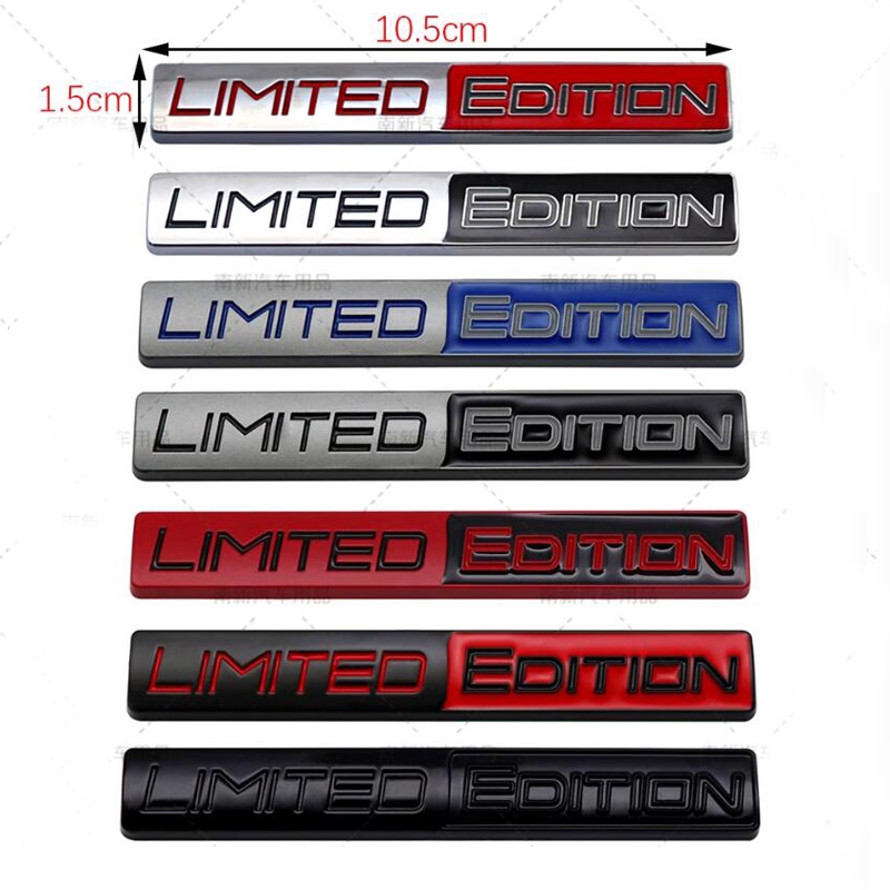 1 x New Model Metal LIMITED EDITION Logo Car Auto Side Rear Decorative ...