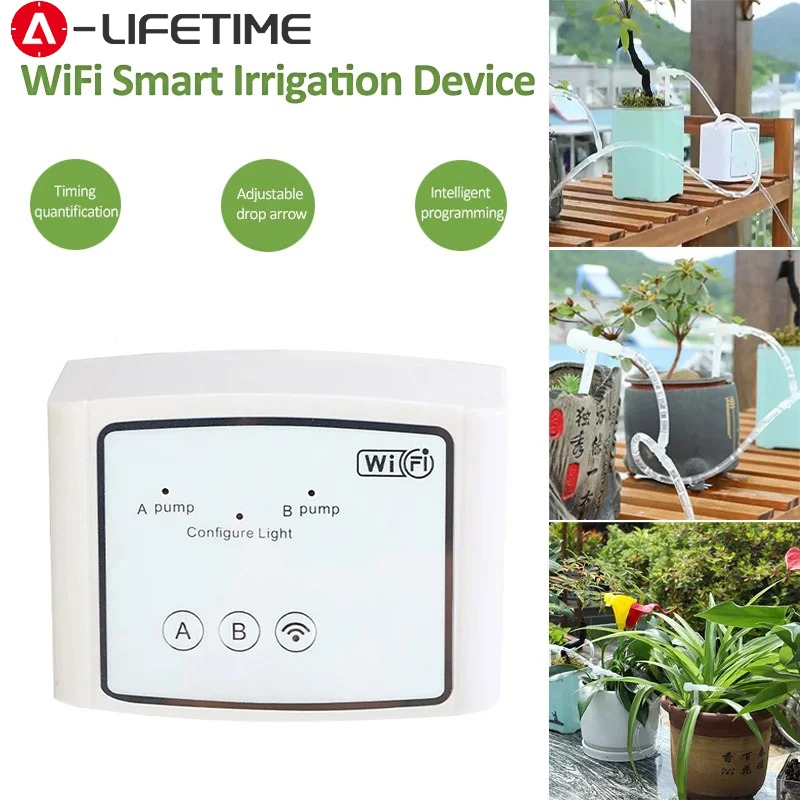 Automatic Drip Irrigation Device Double Pump Plants Watering Kits ...