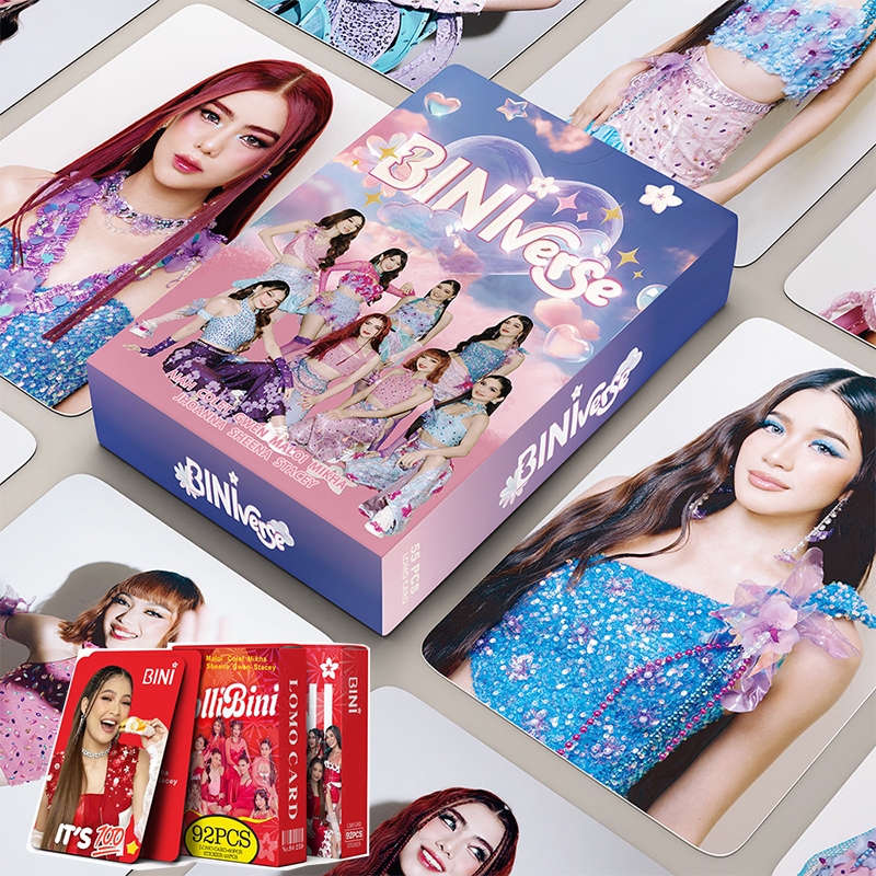 New Photocard Bini Lomo Cards 96pcs Bini Sticker Mikha Jhoanna Colet ...