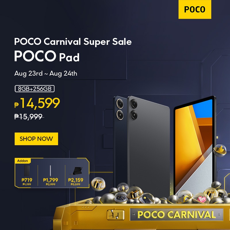 POCO PAD 8+256 powered by Snapdragon® 7s Gen 2 Global Version With 1 ...