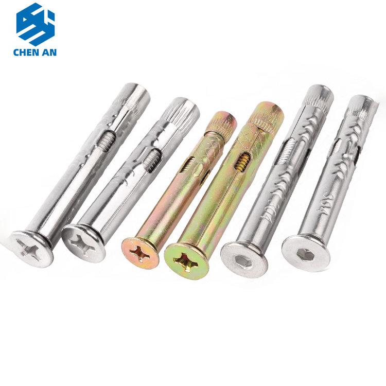M6 M8 M10 M12 Concealed Sleeve Anchor Wall Plug Hex Nut Head Wedge ...