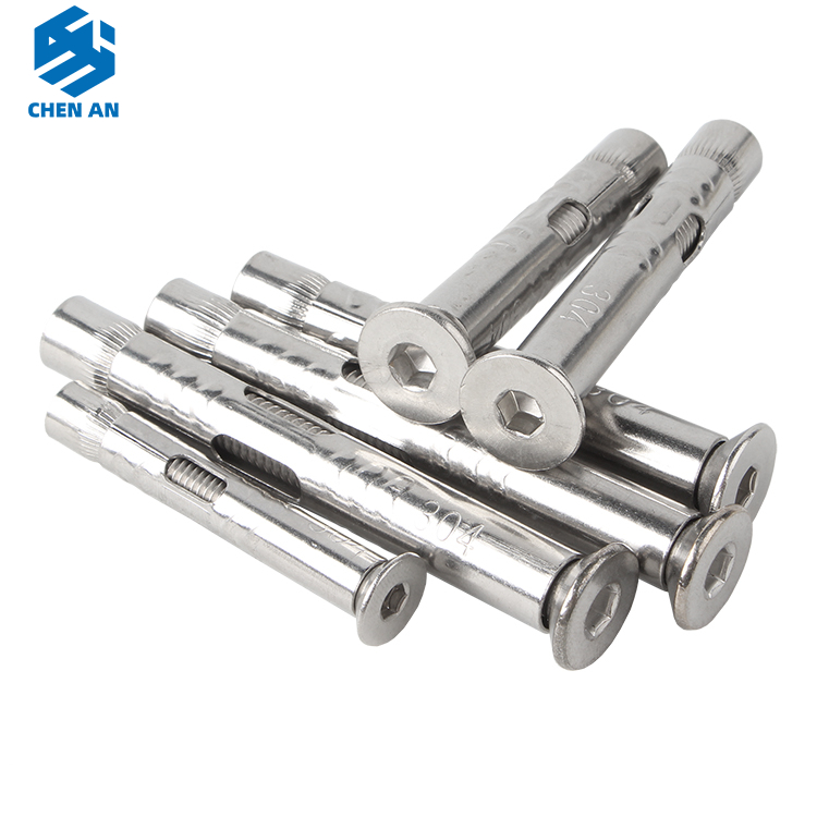 M6 M8 M10 M12 Concealed Sleeve Anchor Wall Plug Hex Nut Head Wedge ...