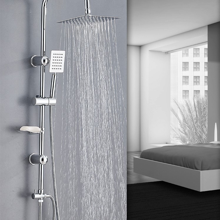 Pressurized shower set simple single cold shower dual function shower ...