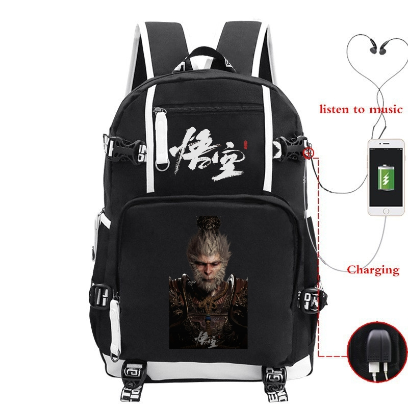 2024 New Style Game Merchandise BLACK MYTH WUKONG Backpack Student ...
