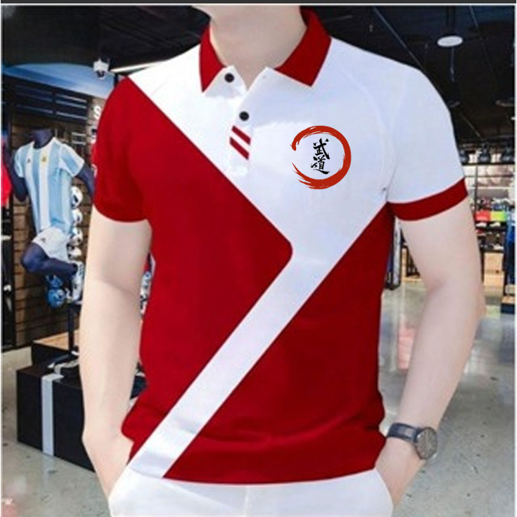 Red Teachers Uniform Polo Shirt for Men 3d Print Full Sublimation Short ...