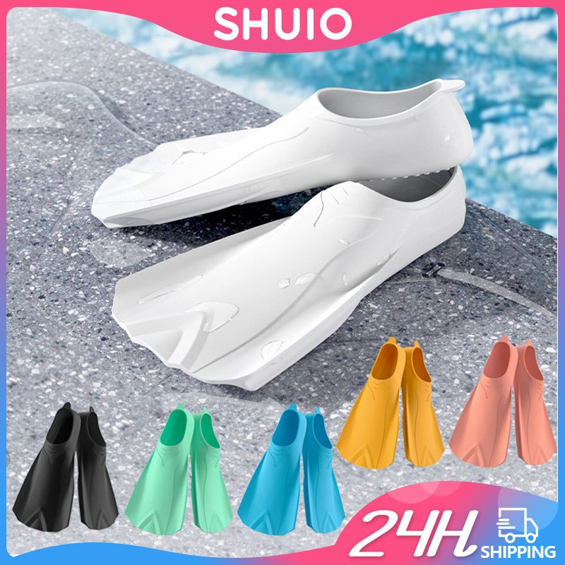 SHUIO Diving Fins Swimming Fins Silicone Flippers for Kids Adults ...