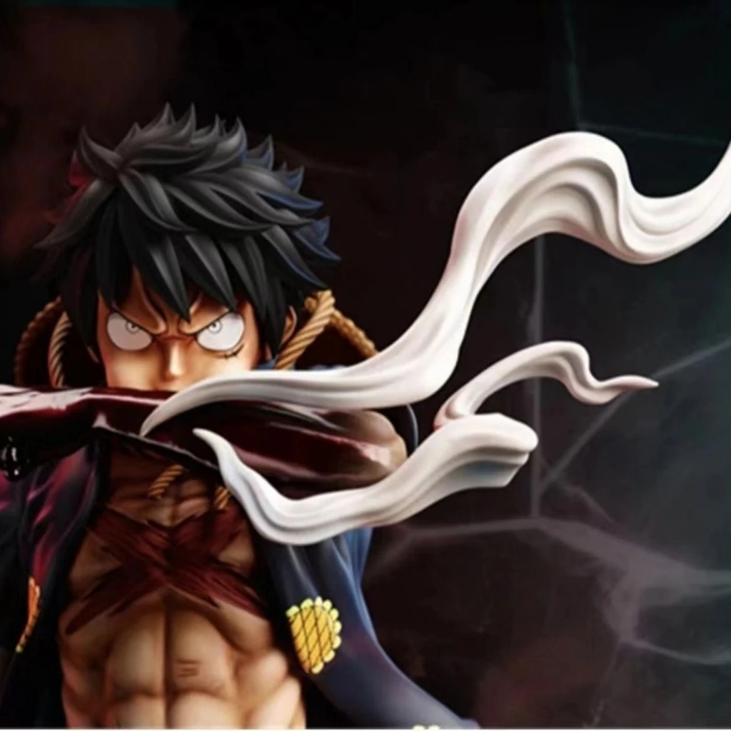 One Piece Balloon Luffy with Cloak Second Gear Form Island Oni Scene ...