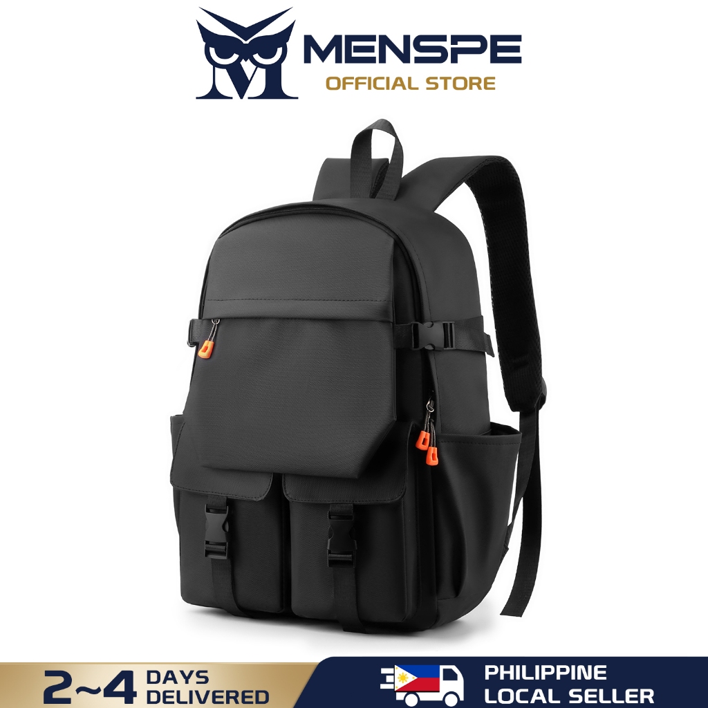 MENSPE Men Backpack Laptop Backpack Business Travel Bag Waterproof ...