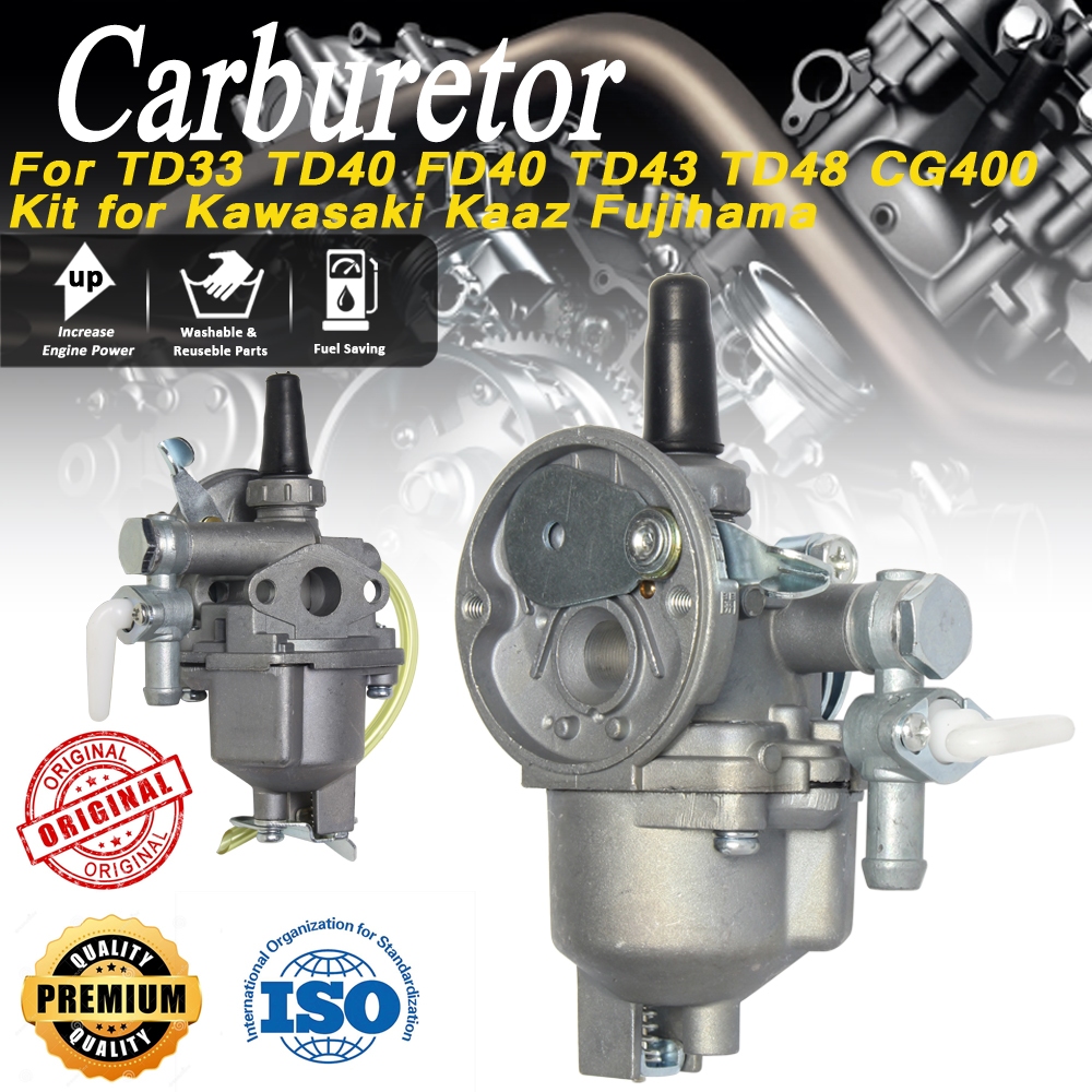 TD33 Carburetor Lawn Mower TD40 FD40 TD43 TD48 CG400 Kit for Kawasaki ...