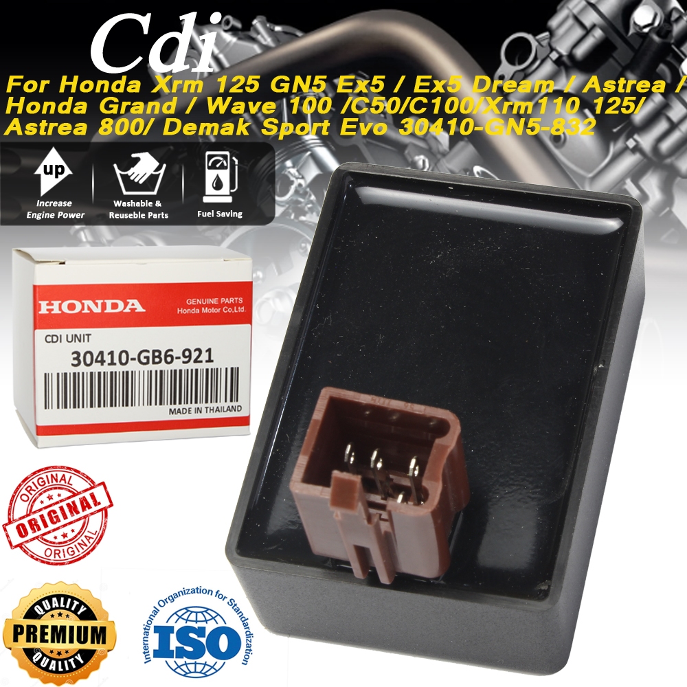Cdi Unit Honda Shindengen For Honda Xrm 125 GN5 Ex5 / Ex5 Dream ...