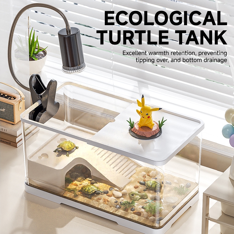 Turtle Tank Kit, Desk Aquarium Set, 360 Aquarium, Turtle Tank Starter ...