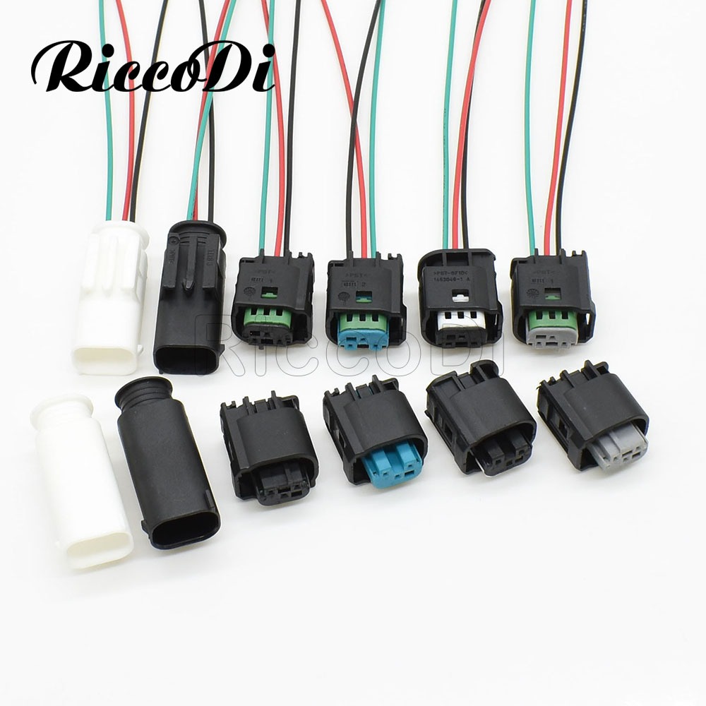 1 Set 3 Pin AutoRadar Sensor Ccelerator Pedal Connector Plug 968402-1 1 ...
