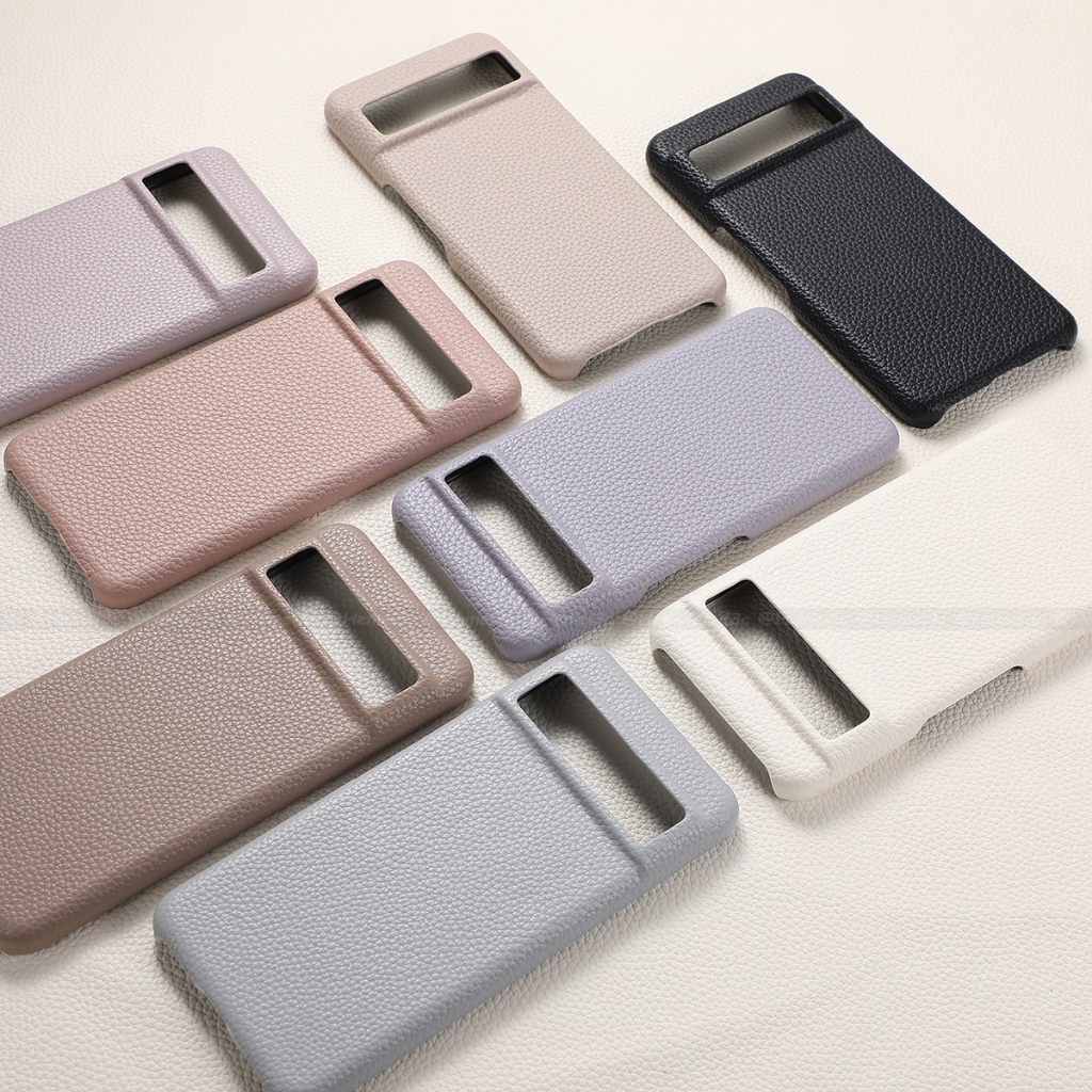 For Google Pixel 9 9a 8 8a 7 7a Pro XL Casing Hard Leather Phone Case ...