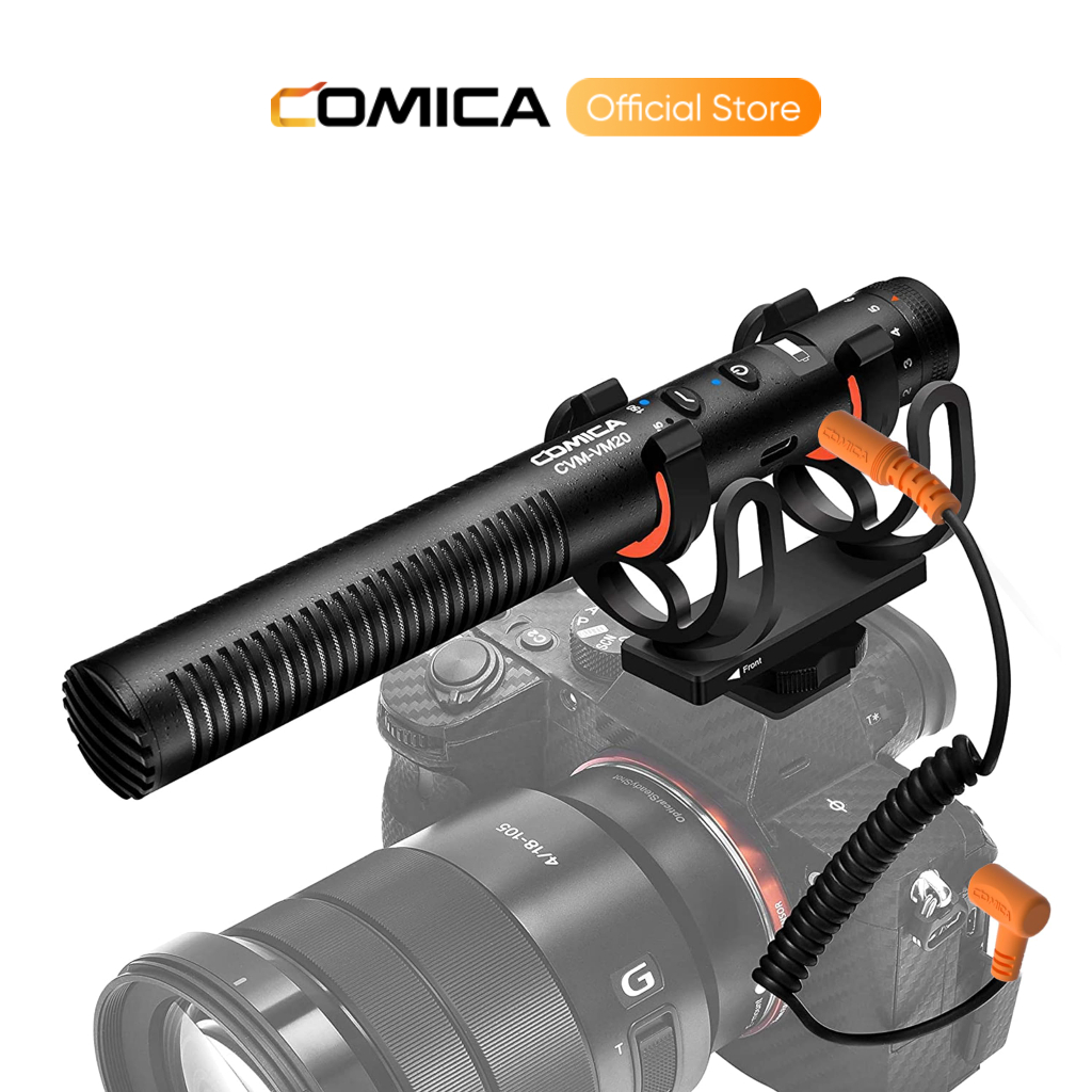 COMICA CVM-VM20 Shotgun Microphone Super Cardioid Video Microphone with ...