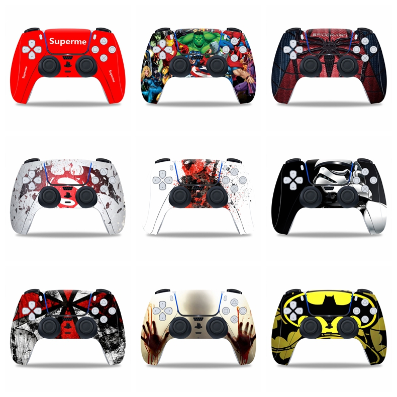 2 Pack PS5 Controller Remote Skins Decal Wrap 32 Colors Dualshock ...