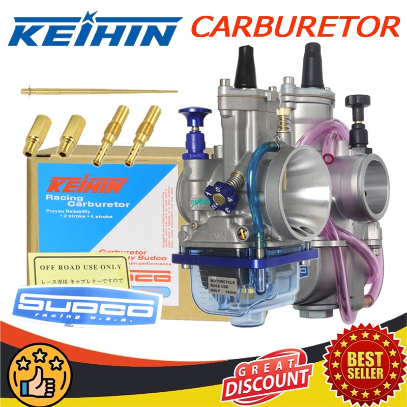 Keihin Racing Carburator Flat Slide PWK 24/26/28/30/32/34mm Universal ...