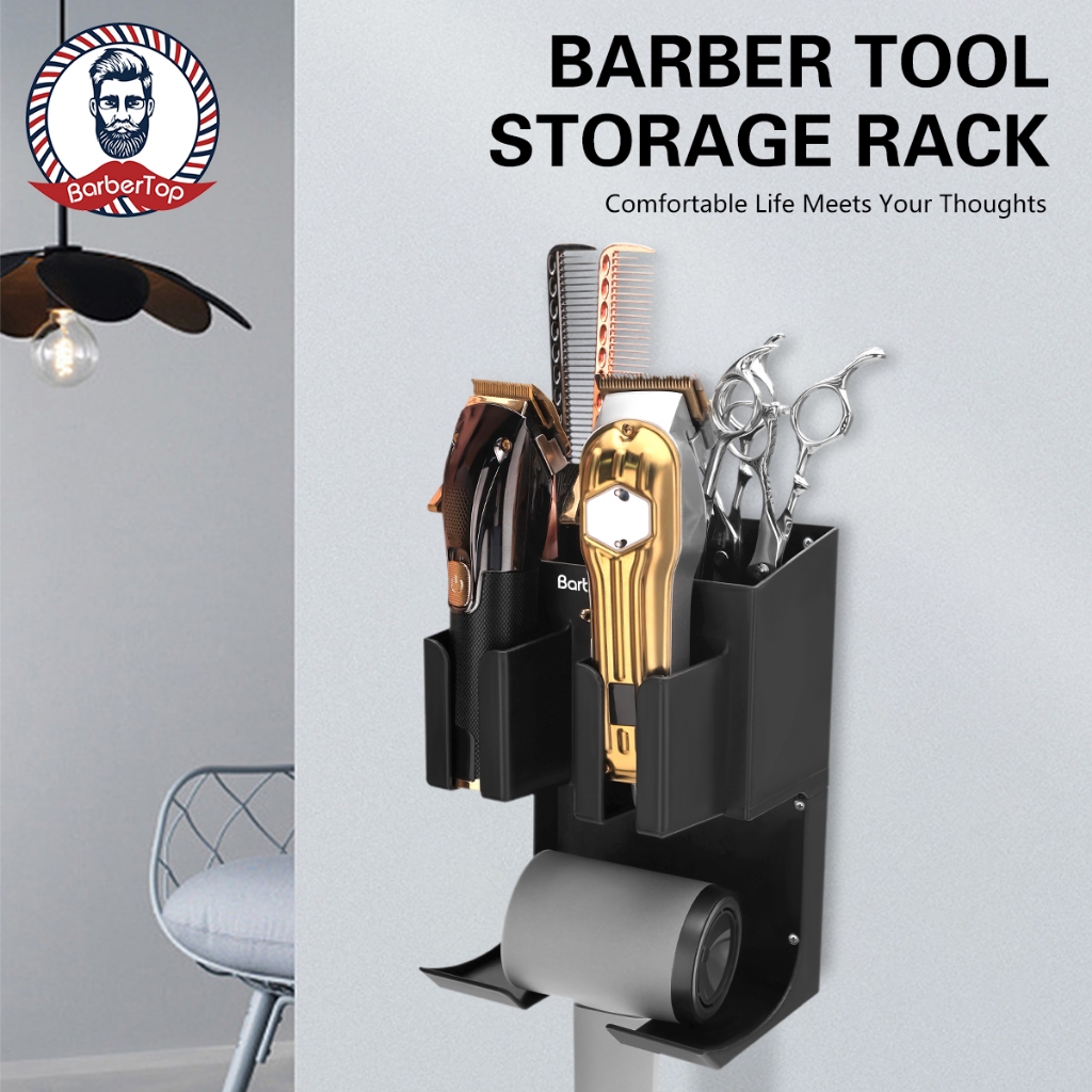 Barber Electric Clipper Rack Hair Shaver Holder Resist Heat Hair ...