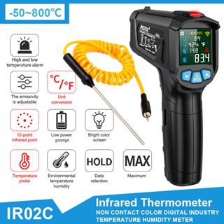 Infrared Thermometer Gun for Industrial -50~400/600/800°C Non-contact ...