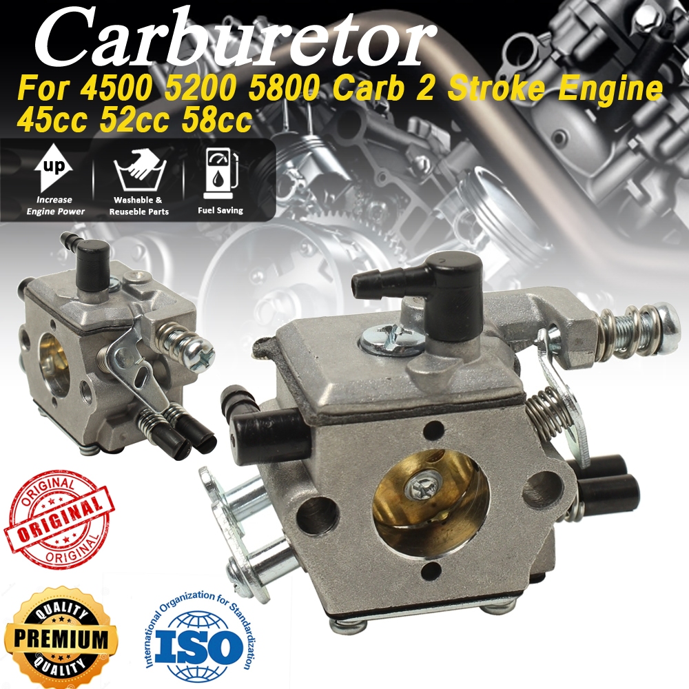 New Chain Saw Carburetor 4500 5200 5800 Carb 2 Stroke Engine 45cc 52cc 58cc | Shopee Philippines