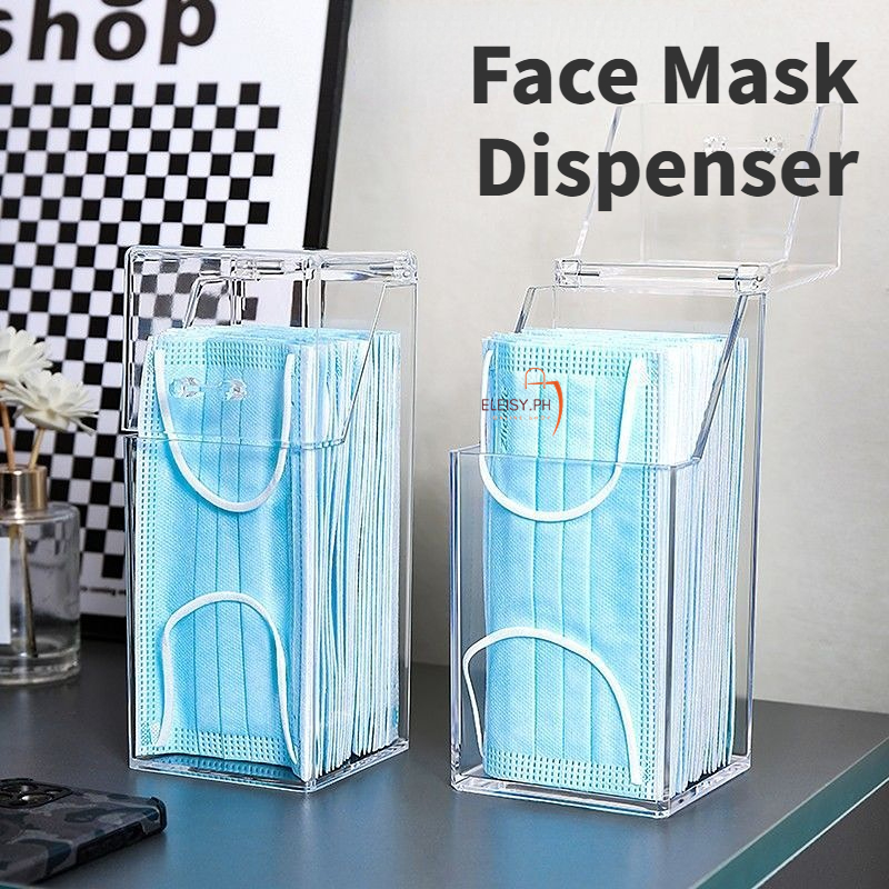 From PH Tabletop Holder Face Mask Dispenser Clear Acrylic Personal Face ...
