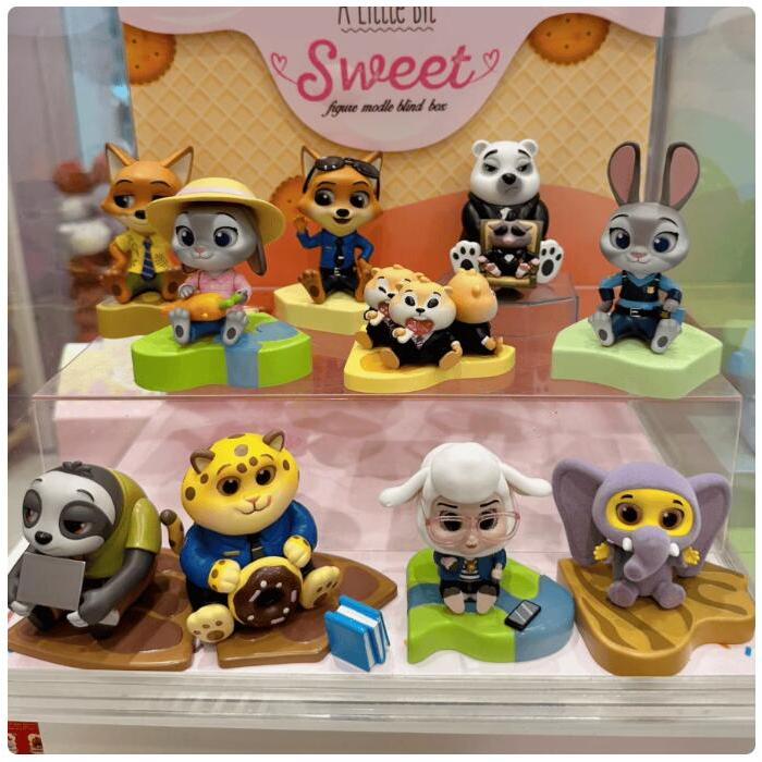 MINISO Disney Zootopia Sit Nicely Blind Boxes Toy Collection Gift Judy ...