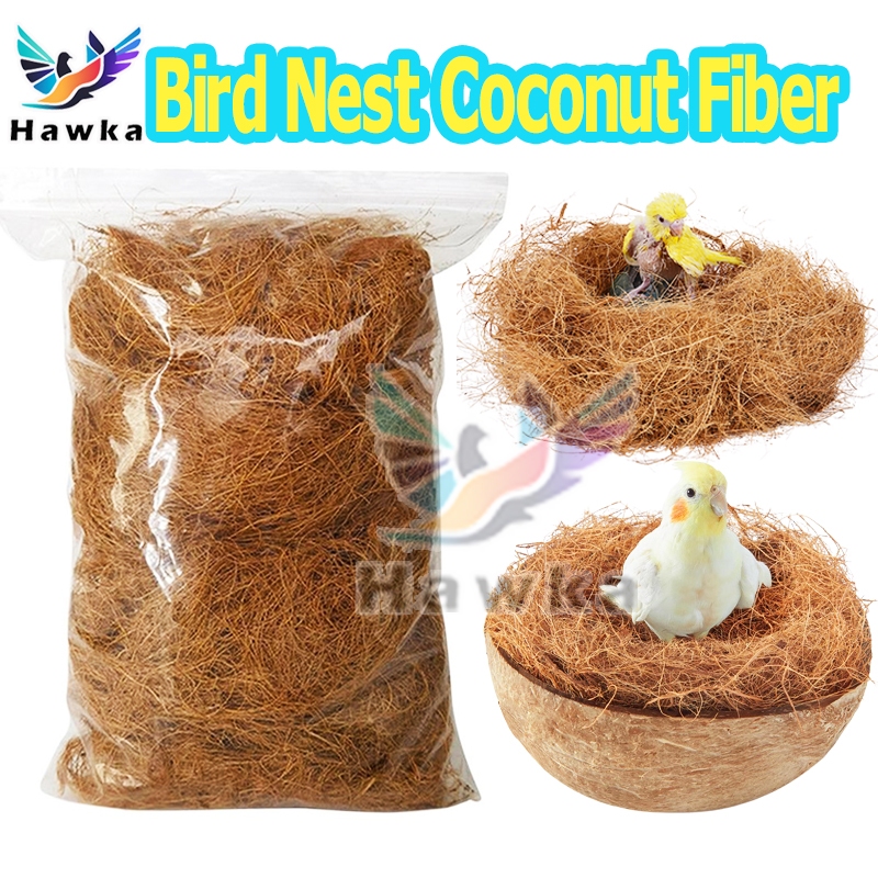 Coco fiber Bird nest material Natural Coconut Fiber for lovebirds ...