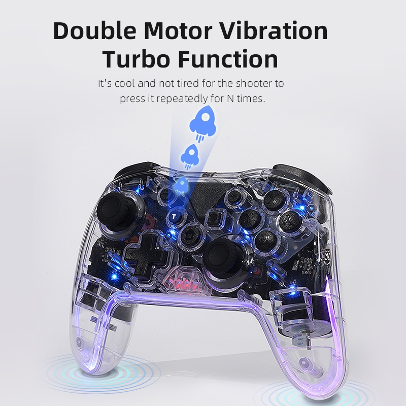 MG35 Six Axis Gyroscope RGB Breathing Lamp Ultimate Wireless Gaming Controller for PC,Windows 10 ...