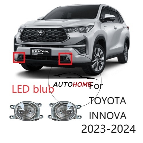 LED fog lamp light For Toyota INNOVA zenix 2023 2024 Fog Light Fog Lamp ...