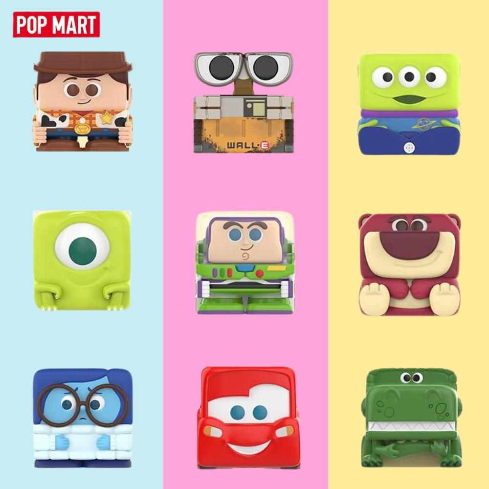 POPMART Disney Pixar POP CUBE- 1 2 3 Series All Member Figures Blind ...