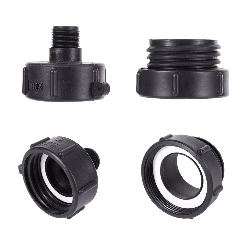 IBC Tank Connectors Garden Water Tank Connector S60 To 3/4“ Male Thread ...