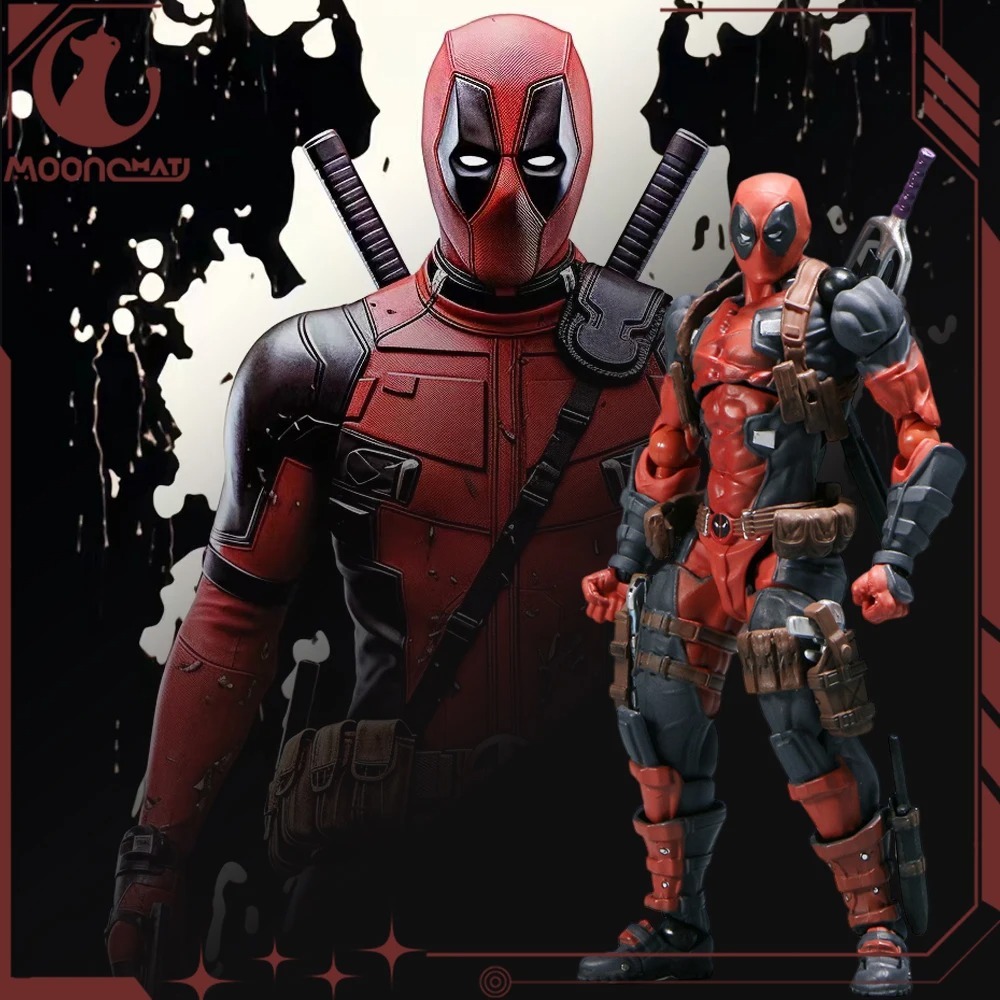 Deadpool Anime Figure Revoltech Yamaguchi Marvel Deadpool 2.0 Action ...