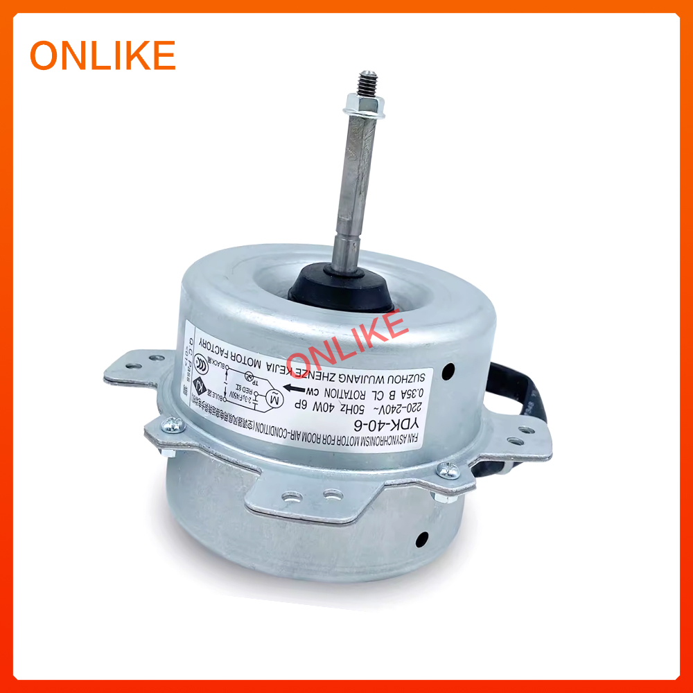 YDK-40-6 Universal Air Conditioning Outdoor Unit Fan Motor Copper Wire ...