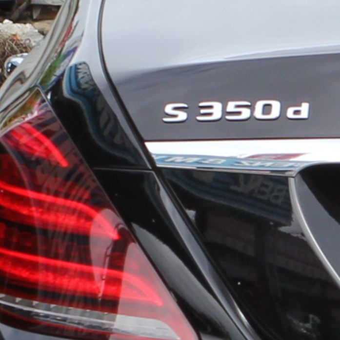 Benz Wordmark S350d E300 S560 Rear Tail Logo Modified Logo 4MATIC S320 ...