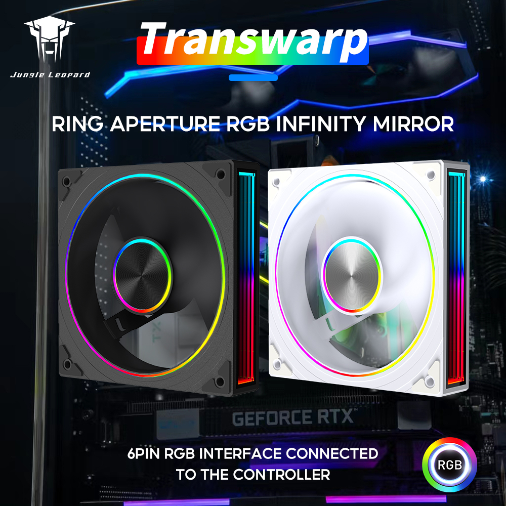 Jungle Leopard Transwarp CPU Fan 6PIN RGB 120mm Infinite Mirror ...