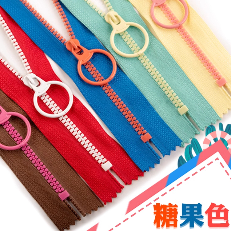 Candy color No. 3 Resin Zipper 30cm Colorful Zipper Tail Pants Zipper ...
