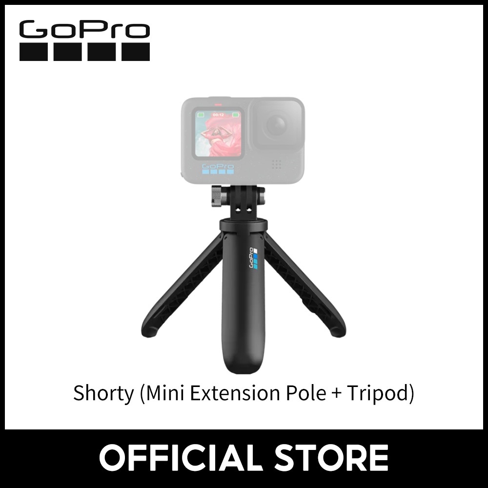 GoPro Shorty Mini Extension Pole+Tripod Extend Shorty up to 8.9in (22 ...